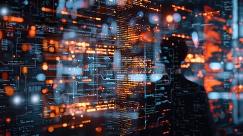 close up of computer screens with code displayed in the background symbolizing programming and