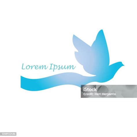 Desain Logo Merpati Simbol Dan Ikon Log Burung Merpati Logovector Dan