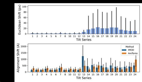 Evaluation Of All Tilt Series Shifts From Motion Correction And