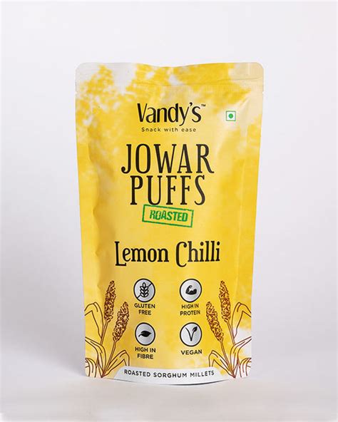 Lemon Chilli Jowar Puffs Vandys Snacks
