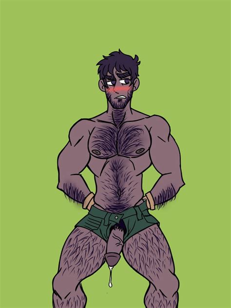 Rule 34 Hairy Male Male Only Muscular Male Odin Arrow Penis Through