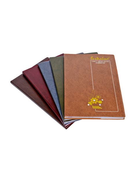 Fancy Memo Books Ruled Fm Scholar Stationery