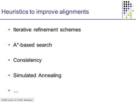 CS262 Lecture 14 Win06 Batzoglou Multiple Sequence Alignments Ppt