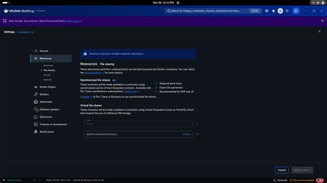 docker file sharing permissions and locking general docker
