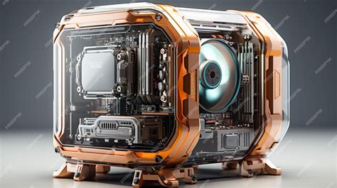 Premium Photo Computer Casing Isolated On White Background Premium Photo Computer Casing Isolated On White Background