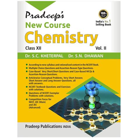 Pradeeps New Course Chemistry For Class 12 Vol 1 And 2