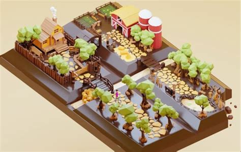 3d Game Character And Environment Game Environment In Blender Unity Ue5 By Gamercrush Fiverr