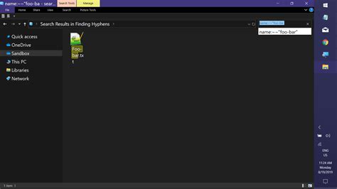 Windows Explorer Exact String Search Does Not Work With Hyphens Super User