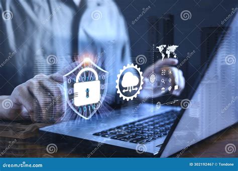 Cybersecurity Privacy Data Protection And Encryption Concept Internet Network Security