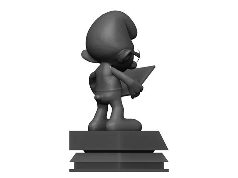 Stl File Brainy Smurf 🎨 ・3d Printable Model To Download・cults