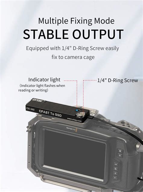 Buy Zitay Cctech Cfast To Ssd Adapter Converter Cfast 2 0 Memory Card To M 2 Sata Ssd 1tb Hard