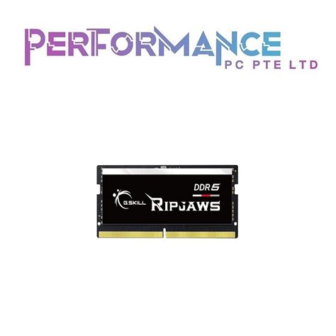 G SKILL GSKILL Ripjaws DDR5 SO DIMM 1 X 16GB 1x 32GB 4800Mhz CL38 Sodimm Laptop Ram