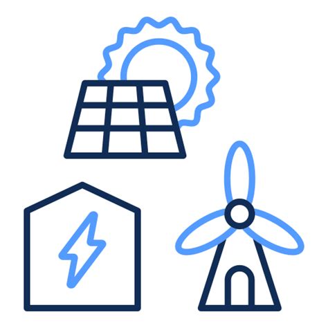 Smart Grid Free Networking Icons