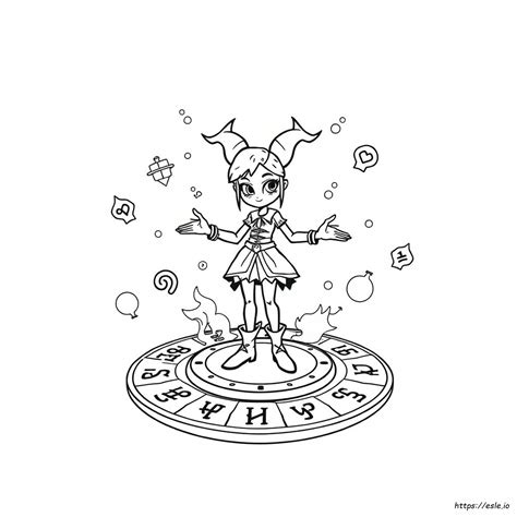 Jinx Arcane Coloring Page