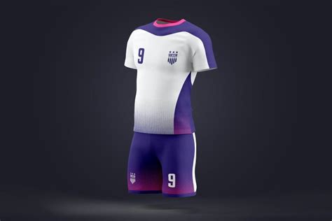 运动服足球队服服装设计VI样机展示模型mockups 高图网 免费无版权高清图片下载