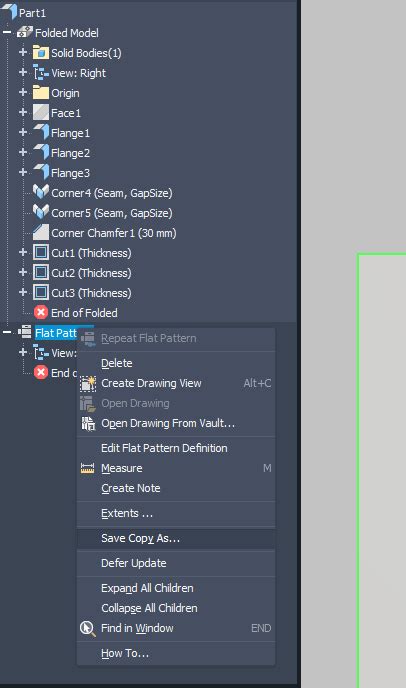 Solved How To Export A Flat Pattern To Usable File Format Autodesk Community