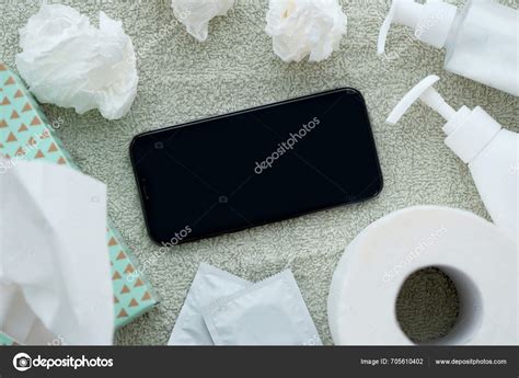 Mockup Adult Content Website App Smartphone Display Porn Watching