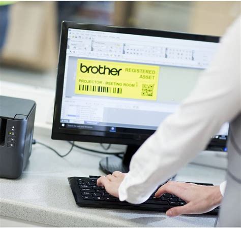 Brother PT P NW Professional Label Maker With Wi Fi Up To Mm Label Mm Sec Print Speed
