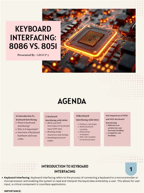Introduction To Keyboard Interfacing Pdf Computer Keyboard Embedded System