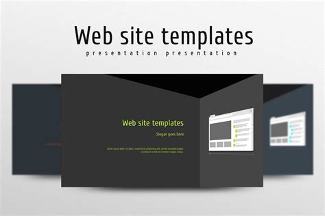 powerpoint template website design