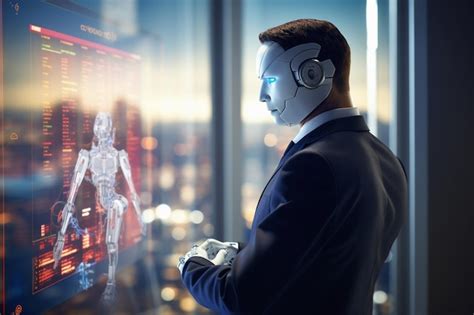 Premium Ai Image Datadriven Robot Grants Clarity For Entrepreneurial