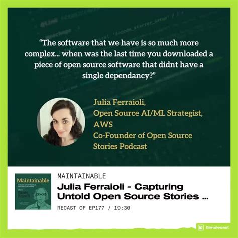 maintainable software podcast on linkedin 🎧 exciting new podcast
