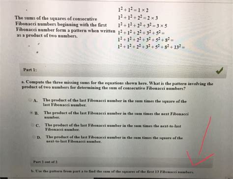 Solved 12 12 1 X2 The Sums Of The Squares Of Consecutive