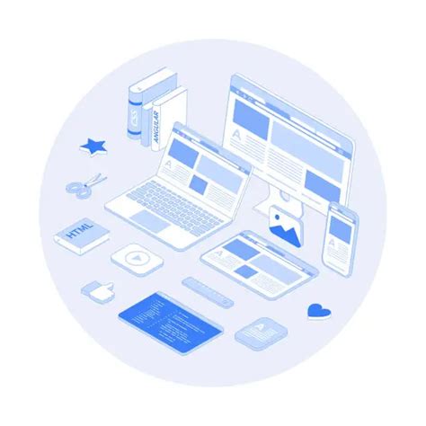 Free Blue Html Template Clipart Images Freeimages