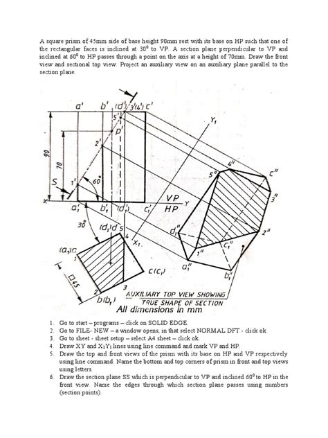 Pdandd Section Of Solids Download Free Pdf Plane Geometry Geometric Objects