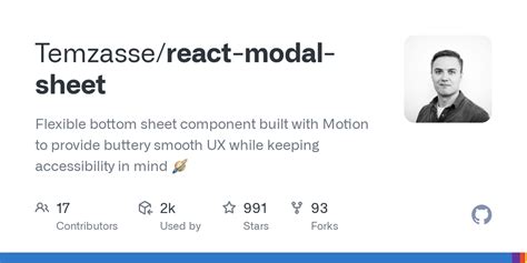 Github Temzasse React Modal Sheet Flexible Bottom Sheet Component