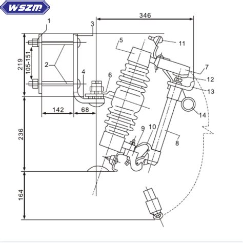 High Voltage Fuse Cutout Series Porcelain Fuse Cutout Auto Fuse