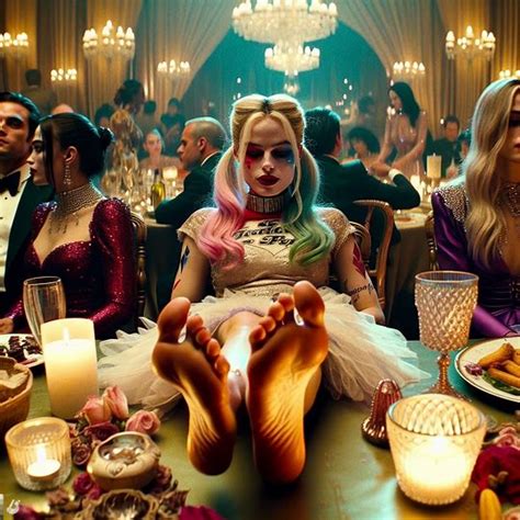 Harley Quinn Feet At A Party By Sushinese On Deviantart