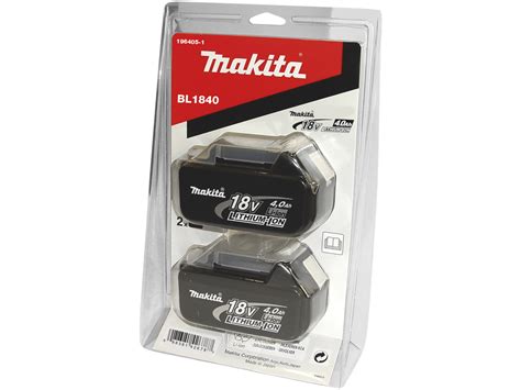 Køb Batteri Makita 18V 4,0Ah Li-Ion (2-pak) hos JNF webshop