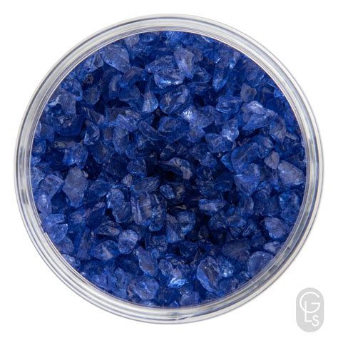 Translucent Coloured Glass Navy No 83 250g Gold Leaf Supplies