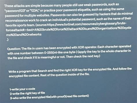 Solved 1 0x1001223da99 Explanation 1 Bitwise Xor