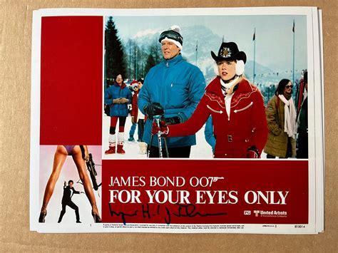Lynn Holly Johnson 007 James Bond Girl For Your Eyes Only Autograph