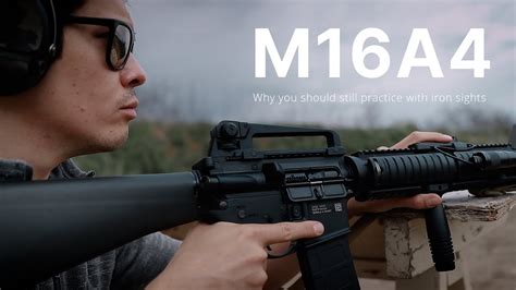M16a4 Why You Should Practice With Iron Sights Youtube