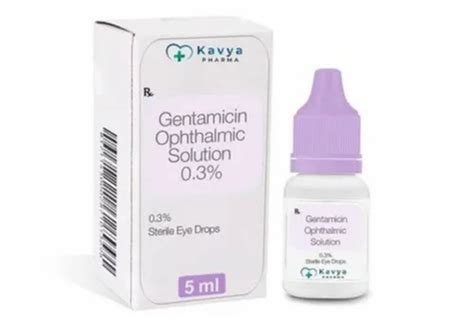 Gentamicin Eye Drop Packaging Size 5 Ml Packaging Type Bottle At