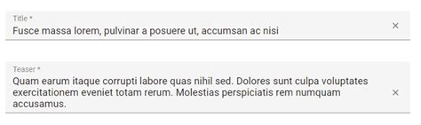React Admin The Textinput Component