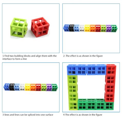 100pcs Math Toys Linking Cubes Numberblocks Interlocking Multilink Cou Boss Seth