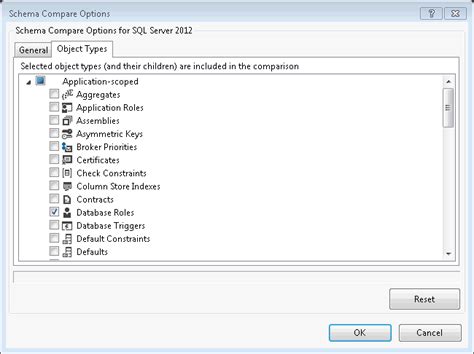 Compare SQL Permissions Using SQL Server Data Tools
