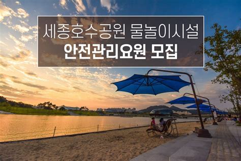 세종특별자치시 우리동네리안베이😁 세종호수공원 물놀이섬 및 방울새어린이공원 🏊‍♂️🏖 안전관리요원을 Facebook