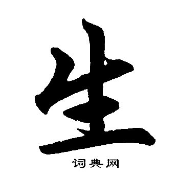 生字楷书写法 生楷书怎么写好看 生书法图片 词典网