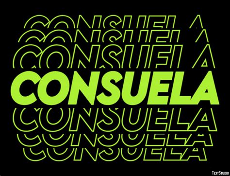 Consuela Modern Stroke Text Effect Generator