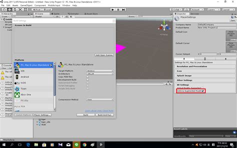 智慧生活科技專業社群 號外 unity 2017 2內建vuforia功能，開發擴增實境應用程式更方便