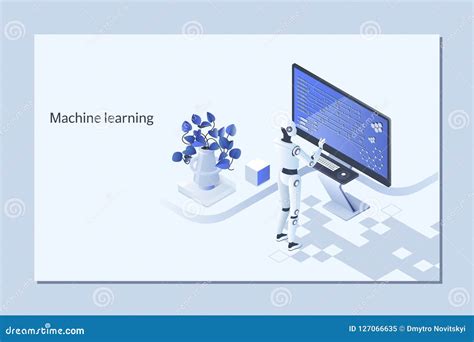 Machine Learning Algorithm Concept With Artificial Neural Network Deep