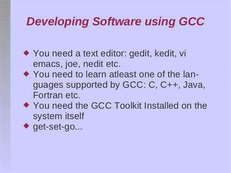 Gnu Compiler Collection August 2005