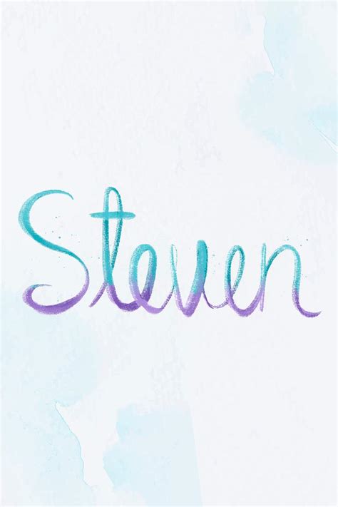 Steven Name Images Free Photos Png Stickers Wallpapers