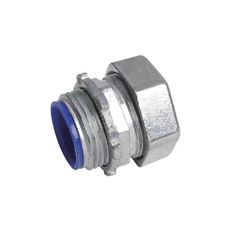 EMT Compression Connector With Insulated Throat UL Listed