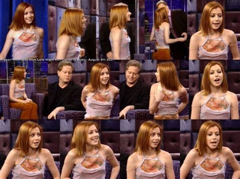 Голая Элисон Ханниган в Late Night With Conan Obrien